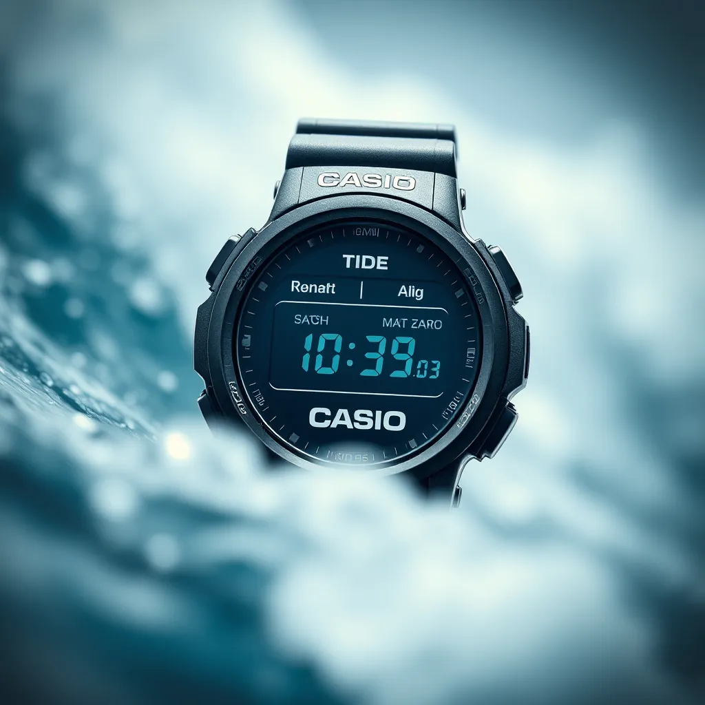 Casio Tide Graph Watch: A Must-Have for Surfboarders