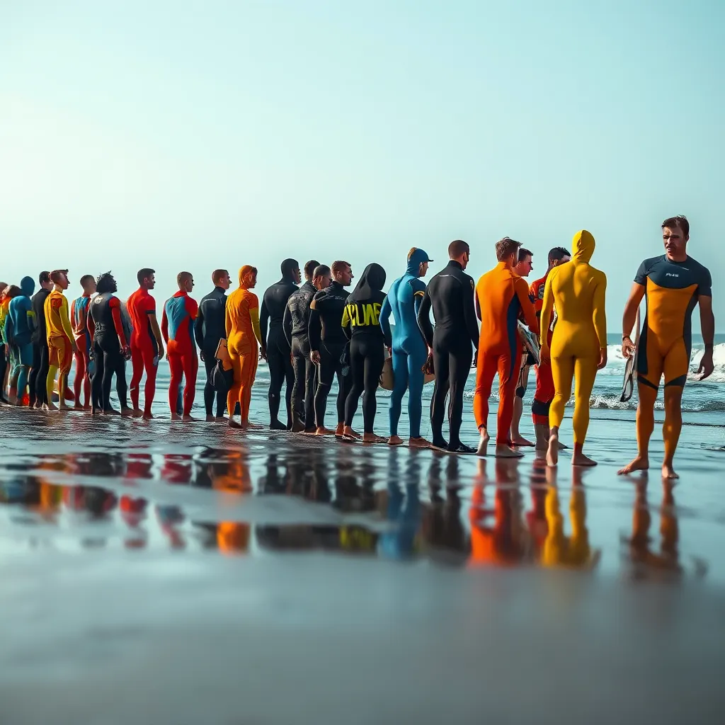 Colourful Wetsuits: Merging Function and Fashion