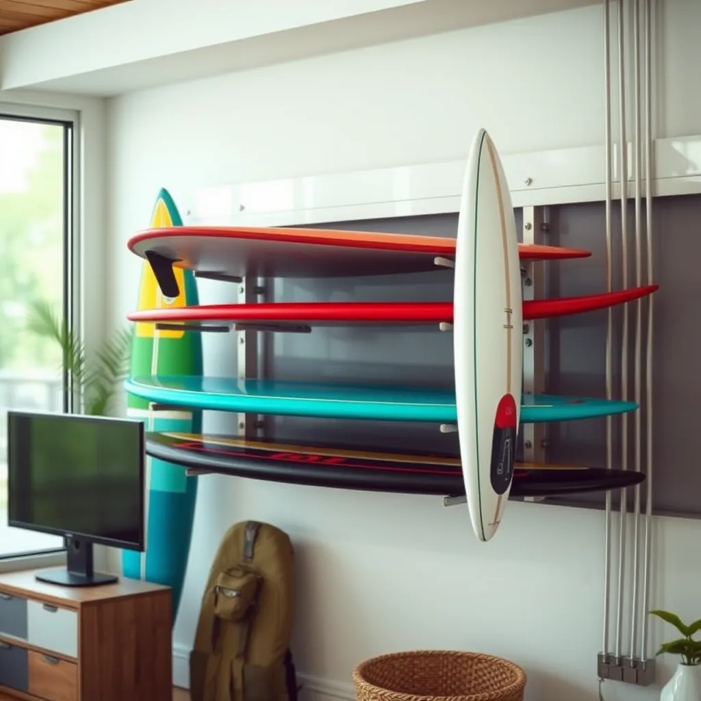 The Complete Guide to Wall Mounted Surfboard Racks